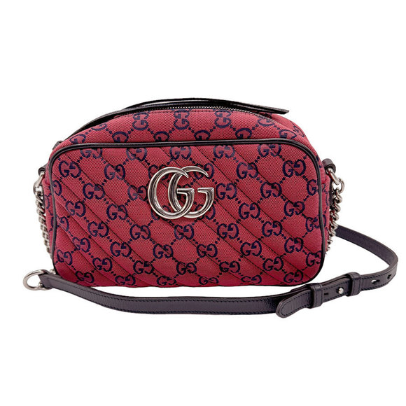 Gucci | Bags | Gucci Gg Marmont Gg Shoulder Bag Red | Poshmark